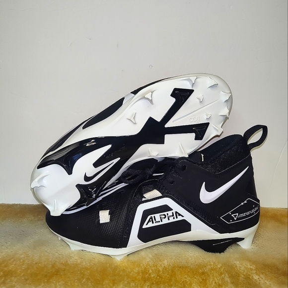 Nike | Shoes | Nike Alpha Menace Pro 3 Blackwhite Football Cleats ...